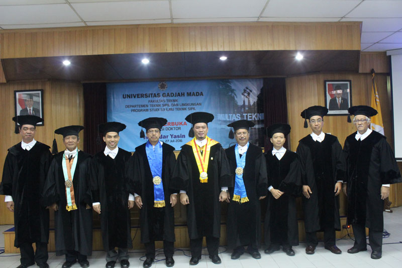 Ujian Terbuka Promosi Doktor Prodi Ilmu Teknik Sipil : Iskandar Yasin S ...