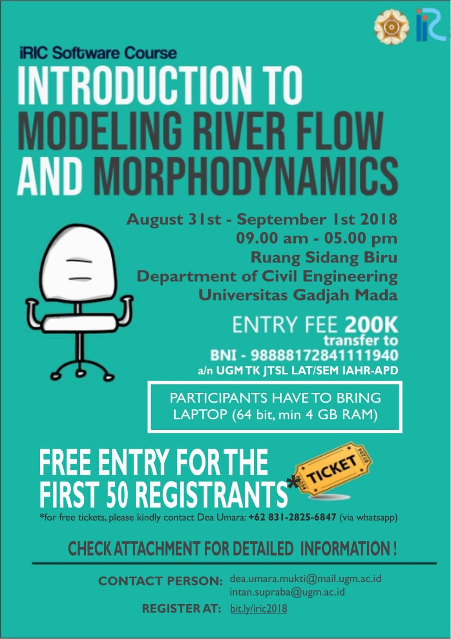 iRIC Software Course by Yasuyuki Shimizu and Jon Nelson – Departemen ...